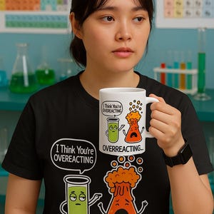 Science Overreacting PNG | Chemistry Humor Clipart | Funny Chemistry ...
