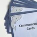 Shark Communication Cards Keychain - Etsy