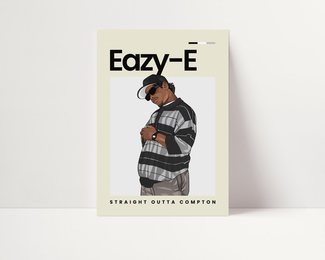 Eazy-e Minimalist Poster, Hip Hop Poster, Office Wall Art, Bedroom Art ...