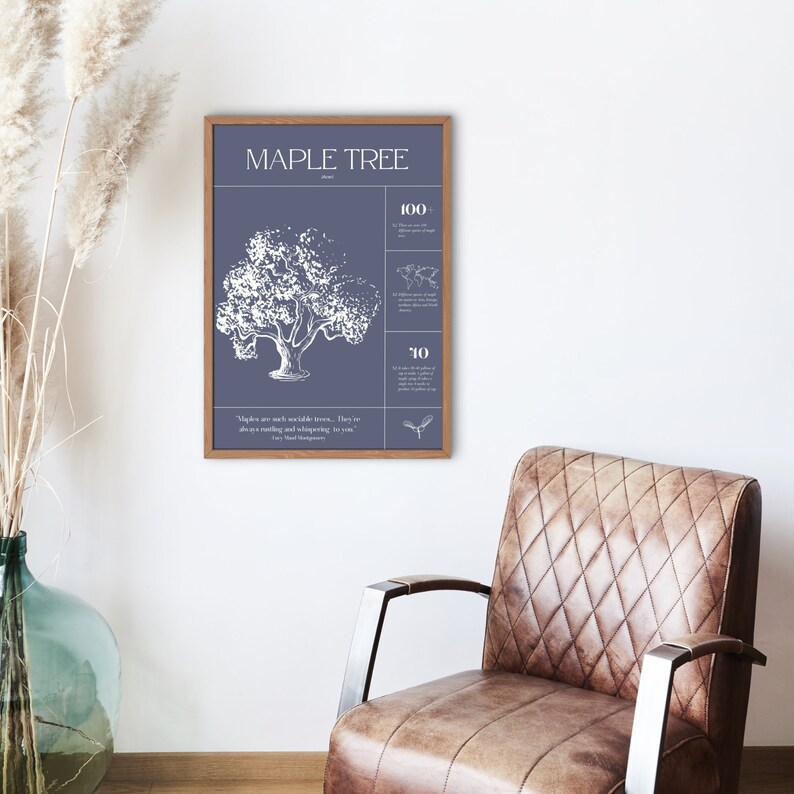 Maple Tree Poster Digital Download - Etsy