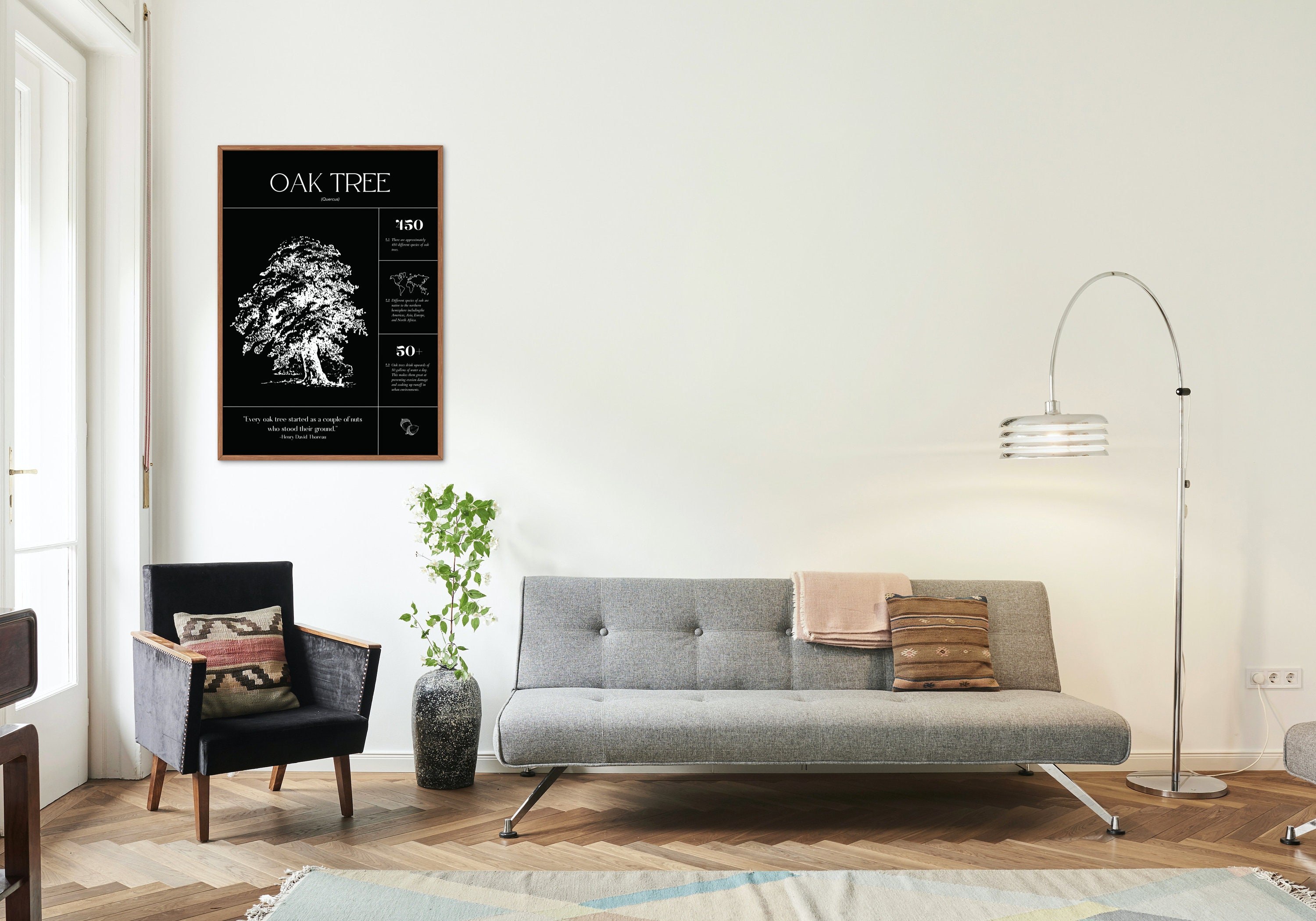 Oak Tree Poster Digital Download - Etsy