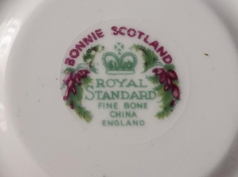 Bonnie Scotland Royal Srandard , Fine Bone China Teacup With Saucer - Etsy