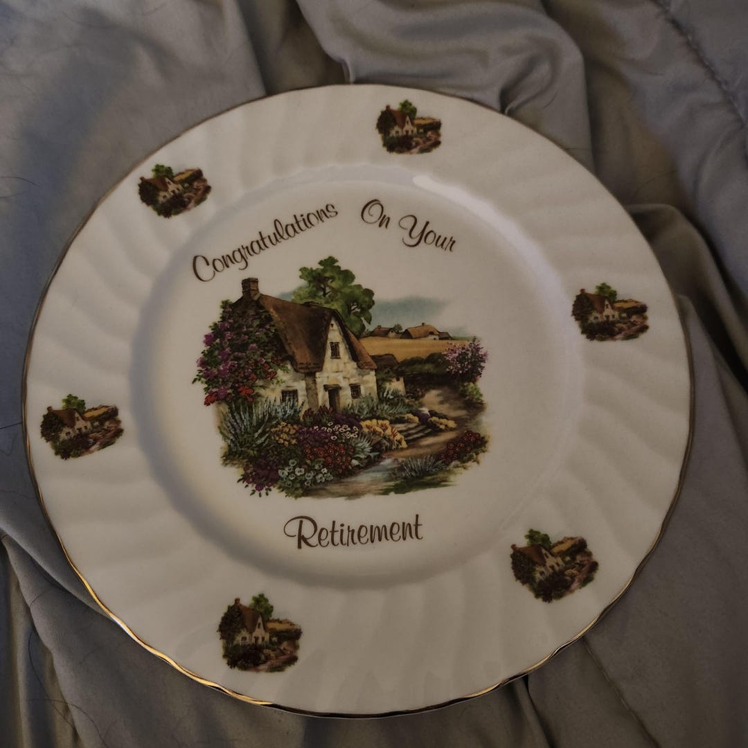 Retirement Collectible Plate - Etsy