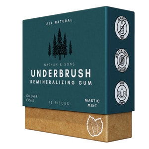 OFFICIAL Nathan & Sons - Underbrush Gum - MASTIC MINT Remineralizing ...