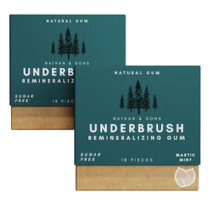 OFFICIAL Nathan & Sons - Underbrush Gum - MASTIC MINT Remineralizing ...