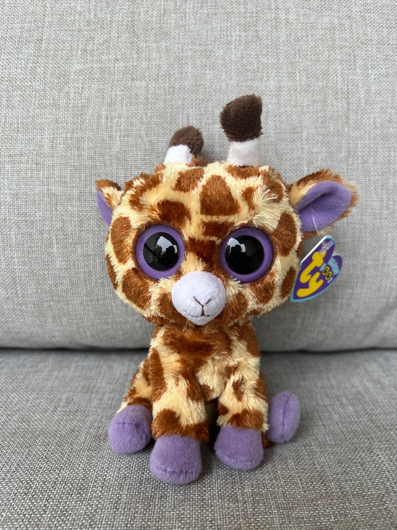 Ty Beanie Boo Safari the 6 Giraffe Original Solid Eyes 1st - Etsy