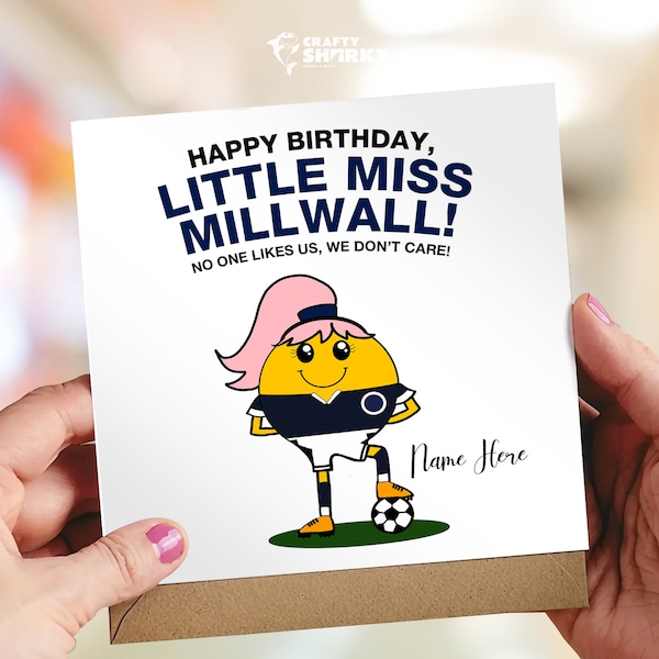 Millwall Football Birthday Card - Etsy UK