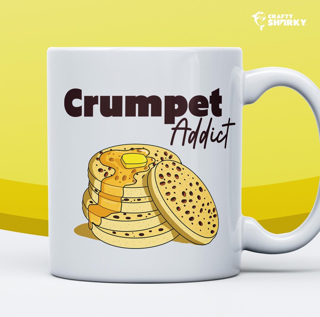 Crumpet Addict Mug, Crumpet Gift, Tea and Crumpets, Present for English ...