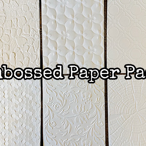 Embossed Paper - Etsy