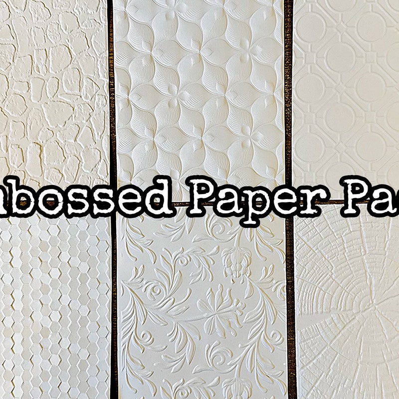 Embossed Paper - Etsy