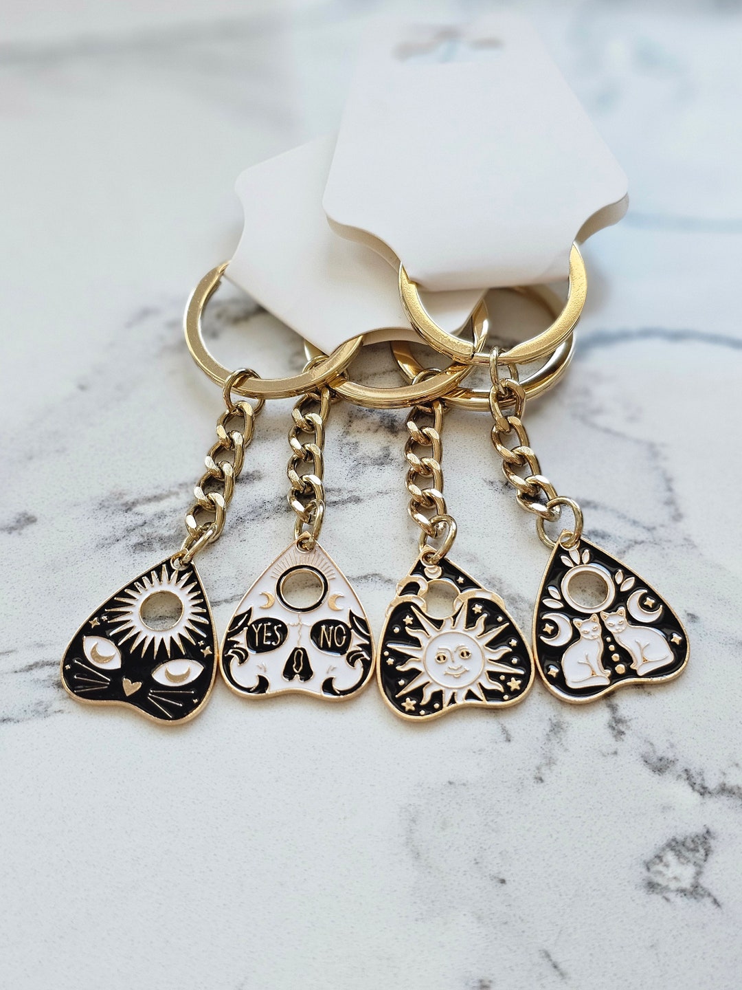 Ouija Board Piece Keychain - Etsy