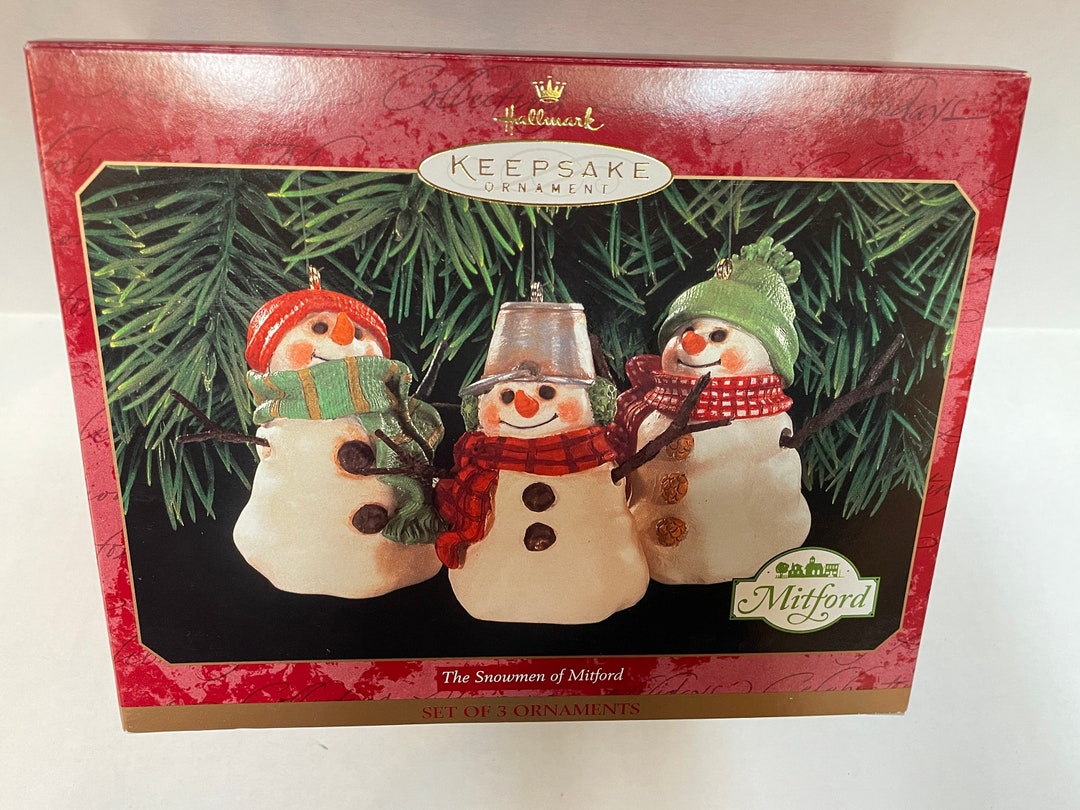 Hallmark the Snowmen of Mitford 1999 - Etsy