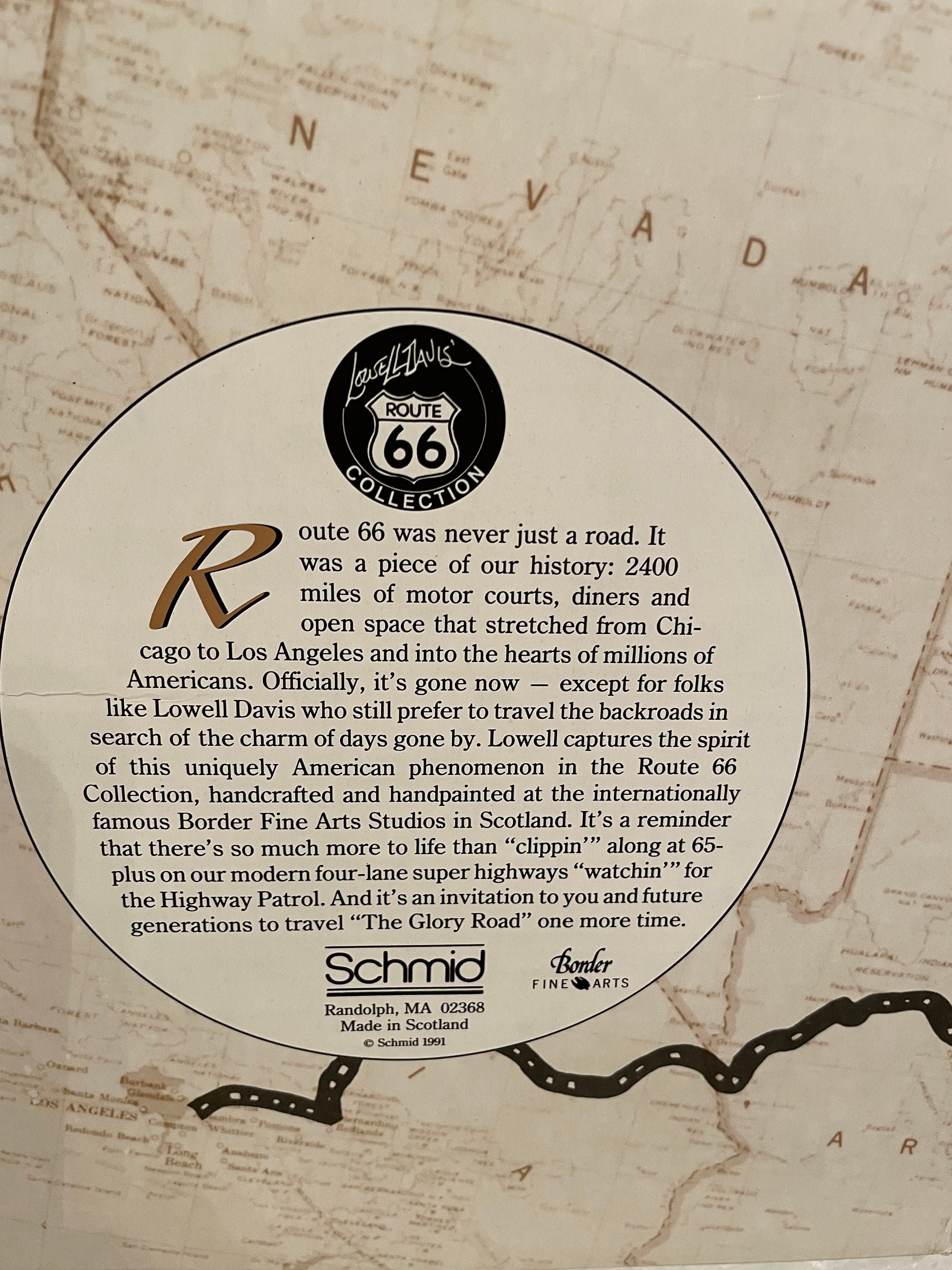 Schmid Border Fine Arts Route 66 Collection Home for - Etsy