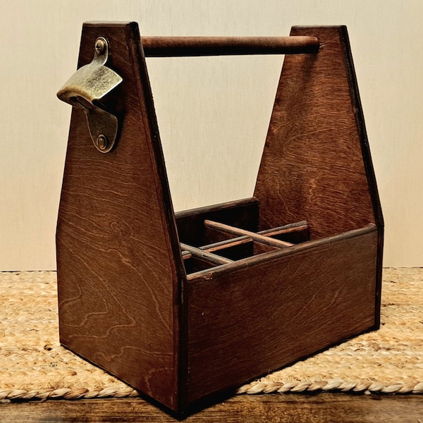 Wooden Beer Carrier - Etsy