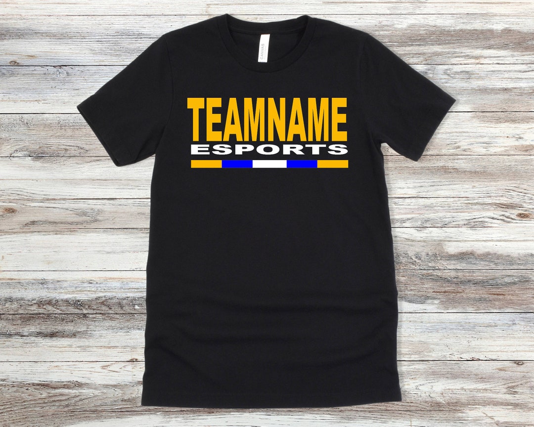 Esports Custom Team Shirt, Tshirt for Esports Team, Custom Esports ...