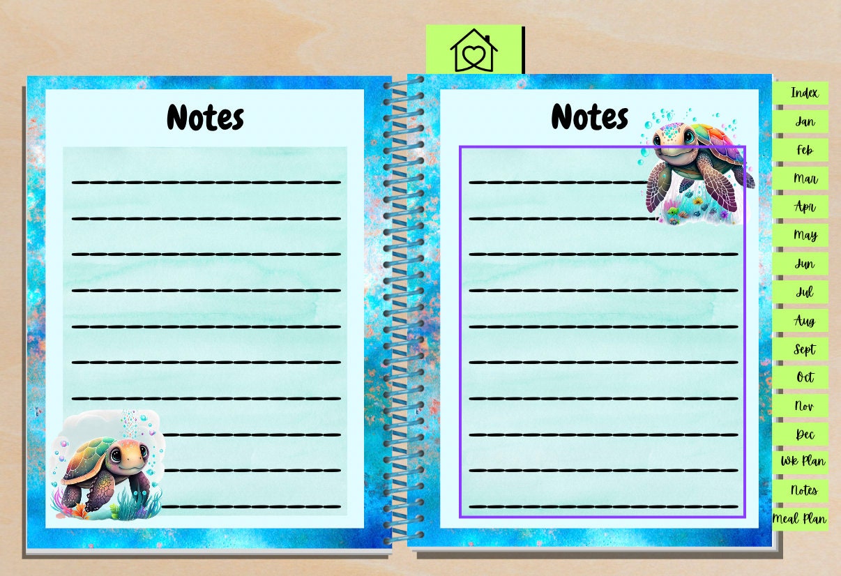 Under the Sea Digital Planner - Etsy