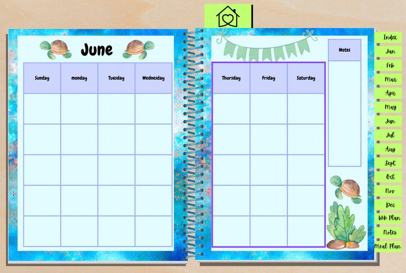 Under the Sea Digital Planner - Etsy