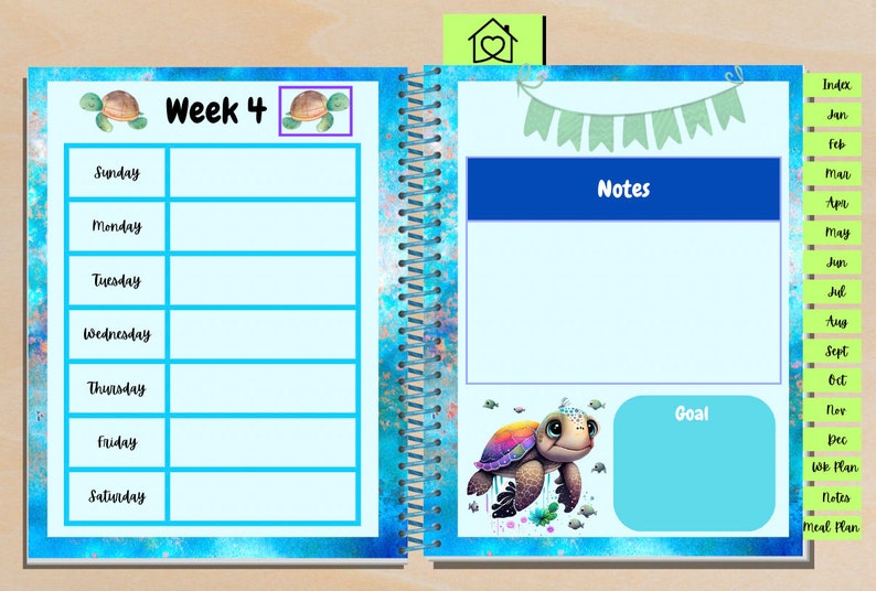Under the Sea Digital Planner - Etsy