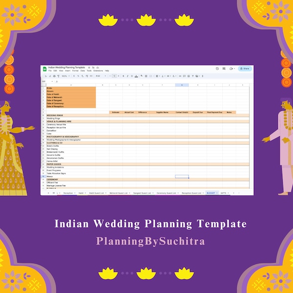 Indian Wedding Planner - Etsy