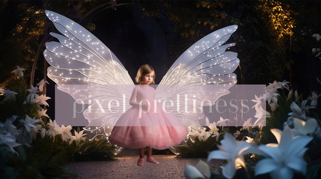 Whimsical Fairy Garden Photo Backdrop Turn Yourself Into a Fairy With ...