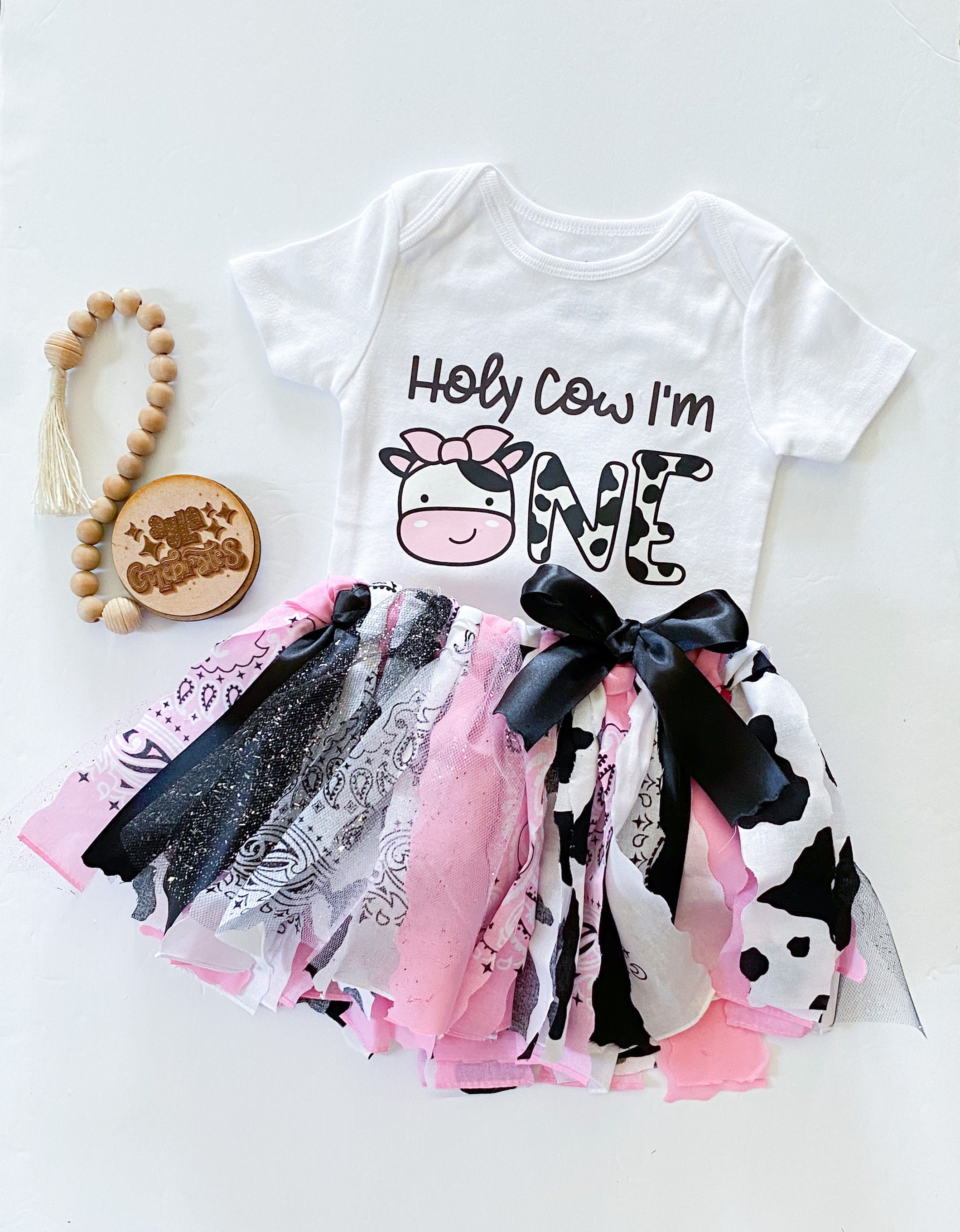 Holy Cow I’m One 1st Birthday Outfit, Holy Cow I’m 1 First Birthday ...