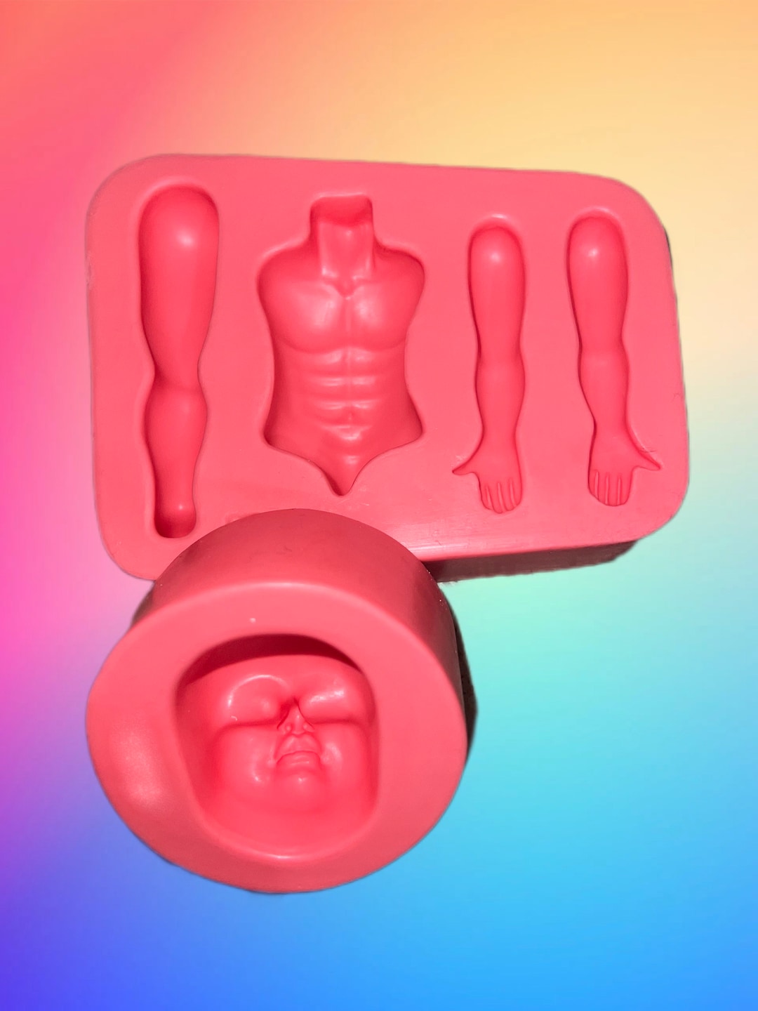 Male Cake Topper Silicone Mold - Etsy
