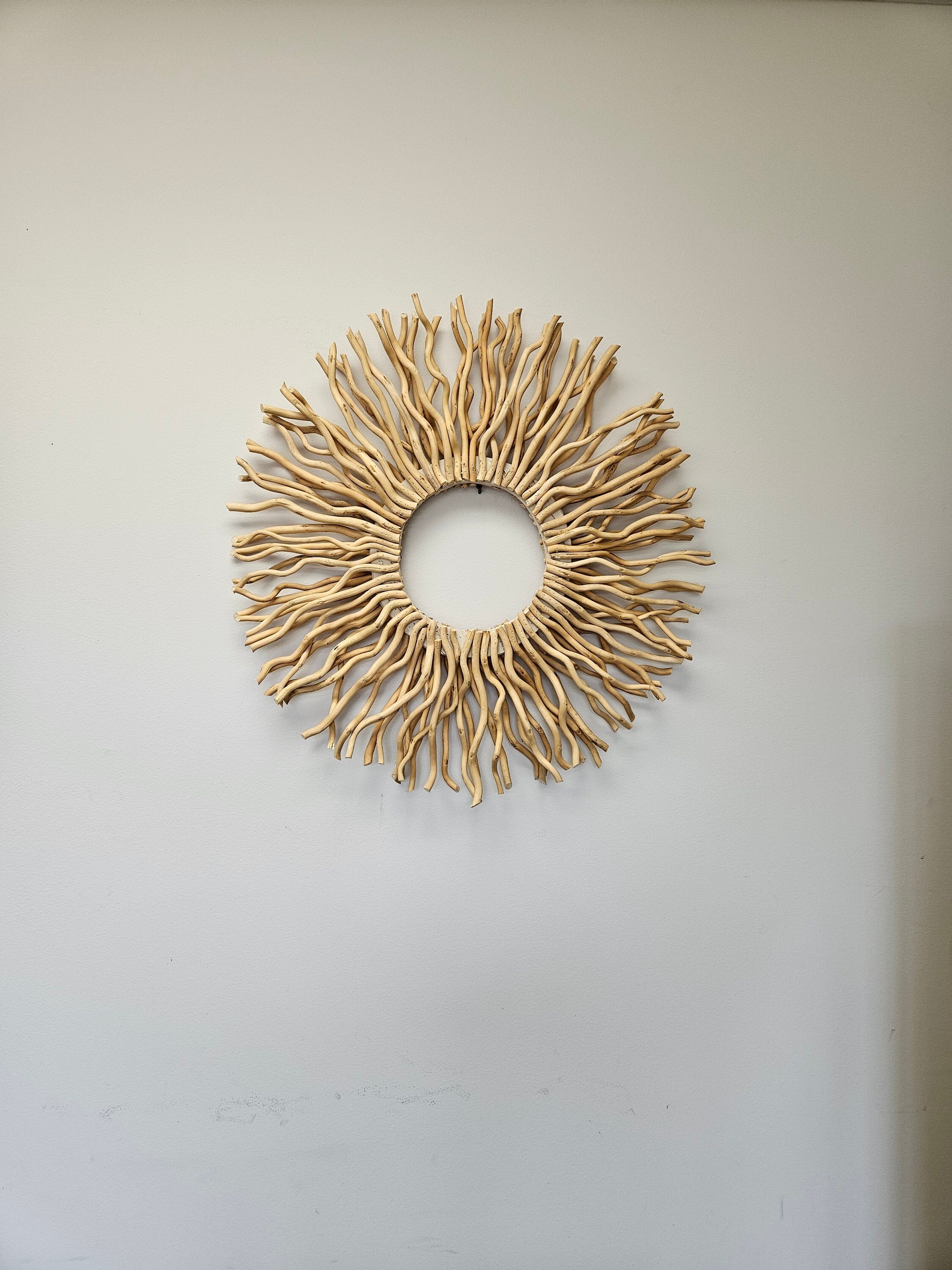 Authentic Mulberry Wall Decor-round Sunburst Decoration-handcrafted ...