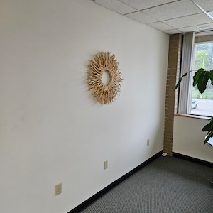 Authentic Mulberry Wall Decor-round Sunburst Decoration-handcrafted ...