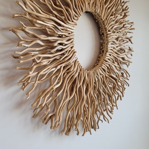 Authentic Mulberry Wall Decor-round Sunburst Decoration-handcrafted ...