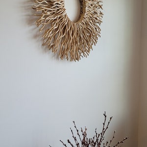 Authentic Mulberry Wall Decor-round Sunburst Decoration-handcrafted ...