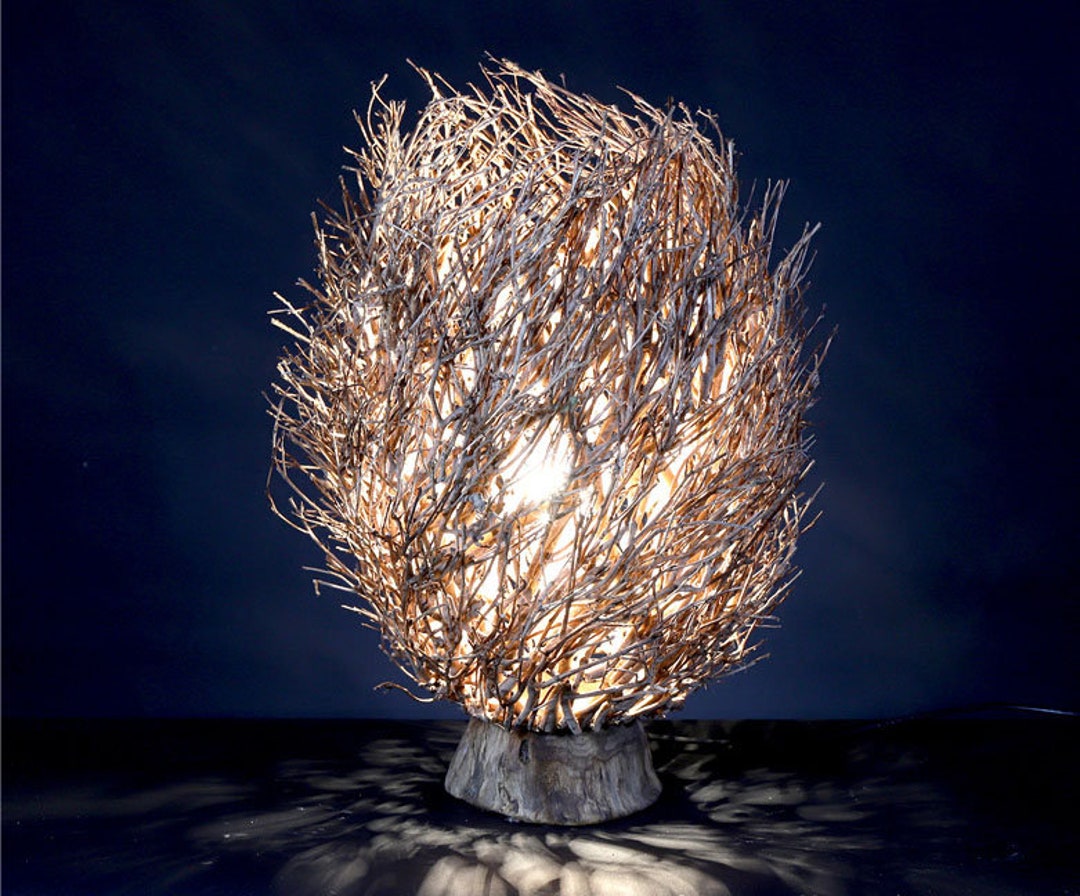 Artistic Lamps 100% Handmade With Natural Tea Tree Branches - Etsy