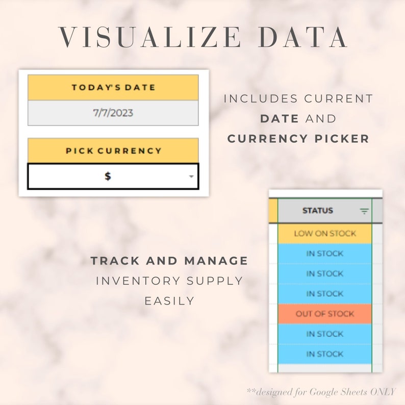 Inventory Template Google Sheets Template Reseller Reselling Inventory ...