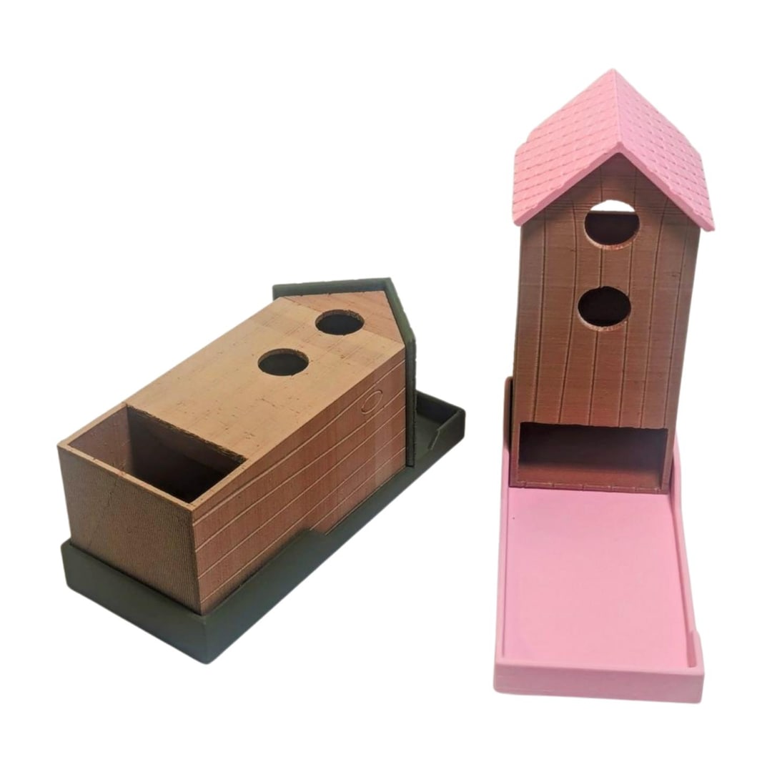Wingspan Deluxe 'wood' Birdhouse Dice Tower Upgrade - Etsy