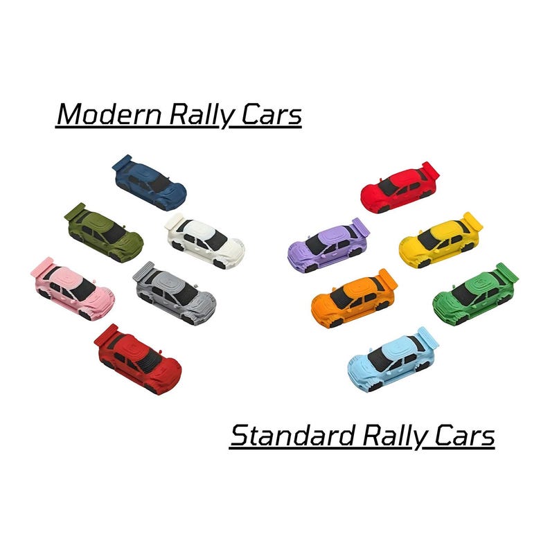 Heat or Rallyman Deluxe 'rally' Car Replacement Board Game Upgrade - Etsy
