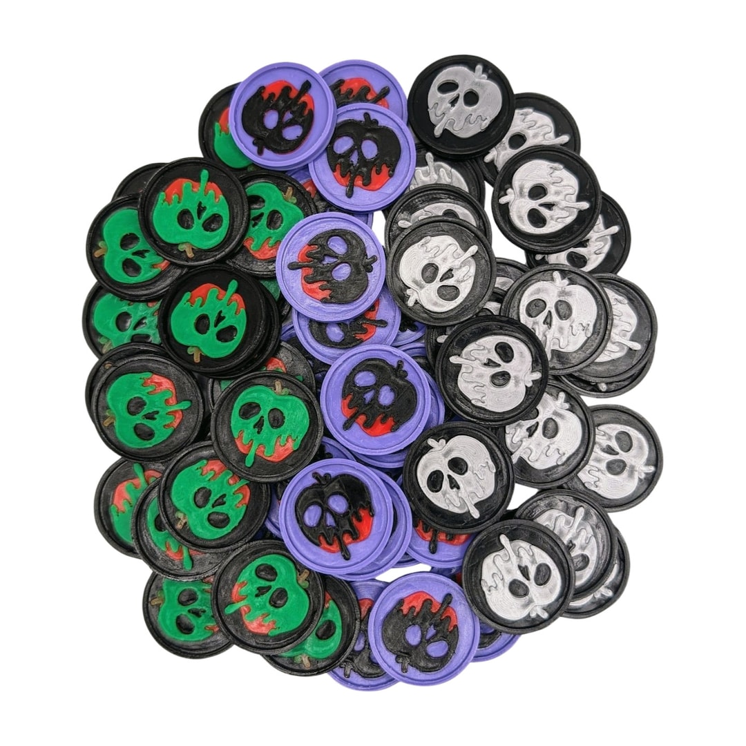 Disney Villainous Deluxe Poison Tokens - Etsy