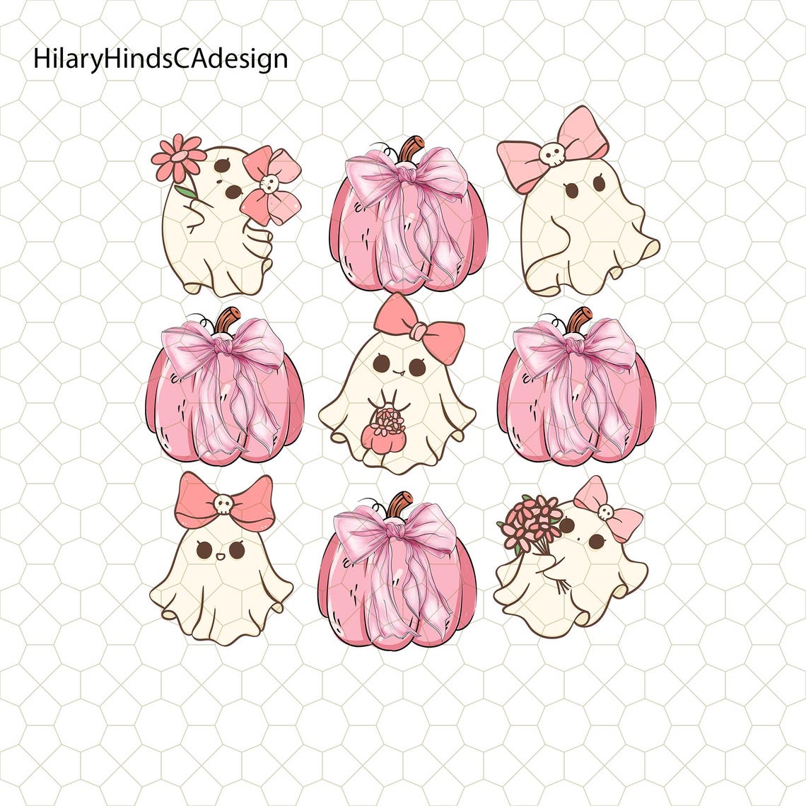 Pink Bow Ghost Halloween Png, Coquette Halloween Png, Spooky Season Png ...