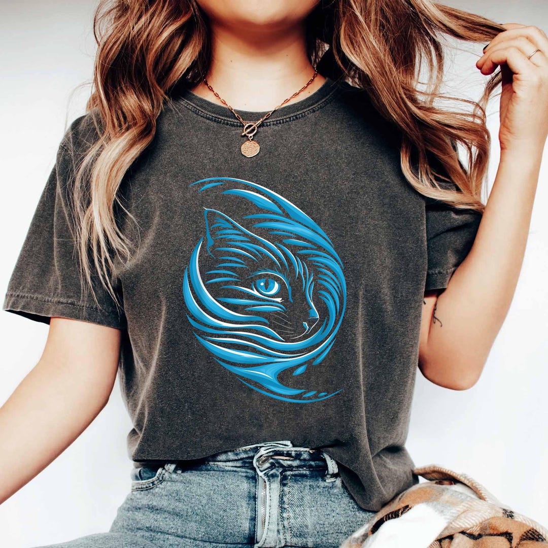 Blue Cats Wave for Kamala Funny Blue Wave of Cat Ladies T-shirt, Kamala ...