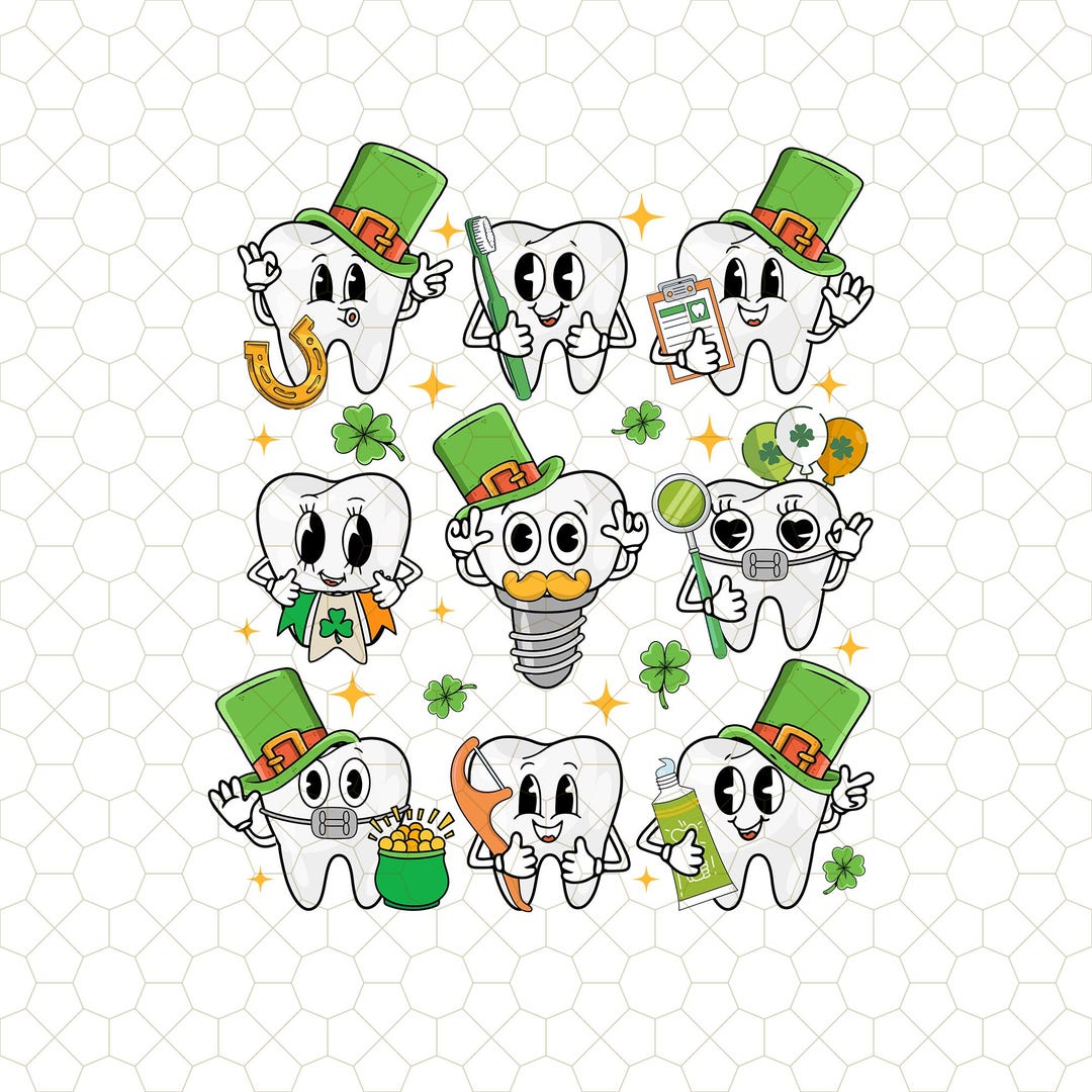 Dental St Patricks Day Png, St. Patrick's Day Dental Png, Dental Squad ...