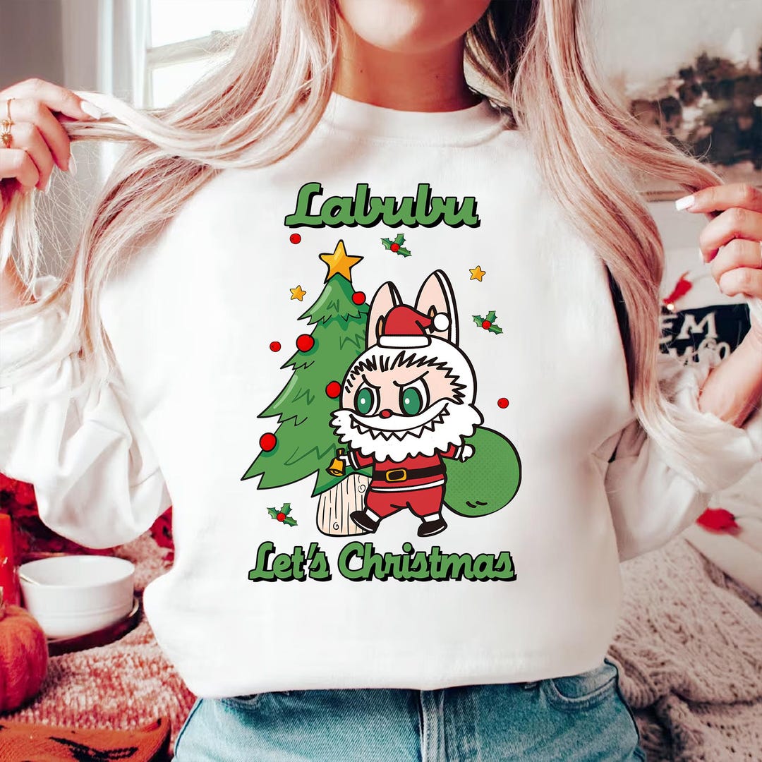 Let's Christmas Labubu Shirt, Labubu Xmas Shirt, Labubu Christmas Shirt ...