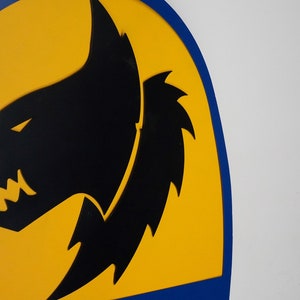 Fully Painted Multilayer Metal Sign Space Wolves Insignia 40k - Etsy
