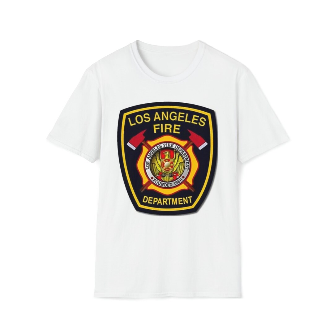 LAFD Los Angeles Fire Department Firefighter T-shirt - Etsy