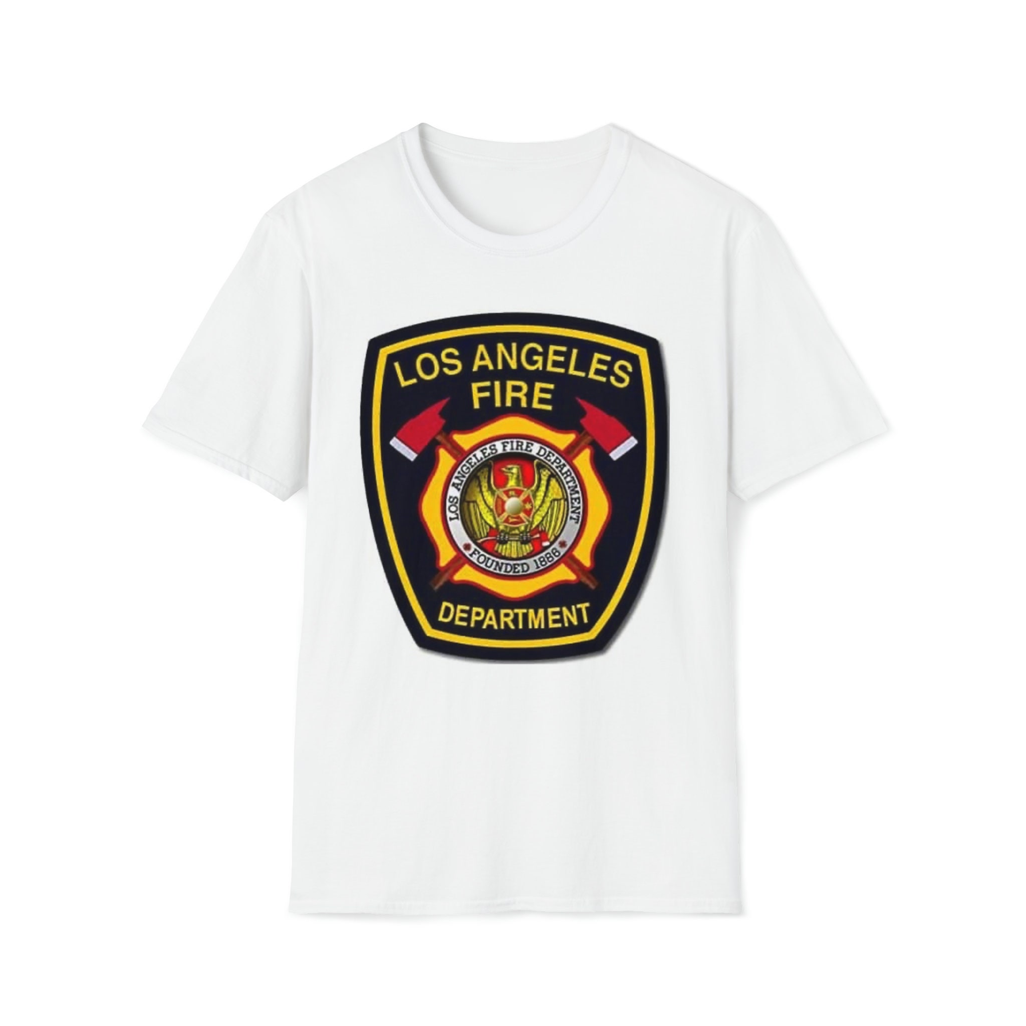 LAFD Los Angeles Fire Department Firefighter T-shirt - Etsy