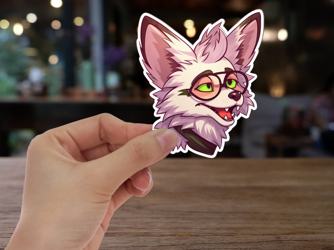 Fox Furry Sticker Furry Art Furry Gift for Fury Vinyl Furry - Etsy