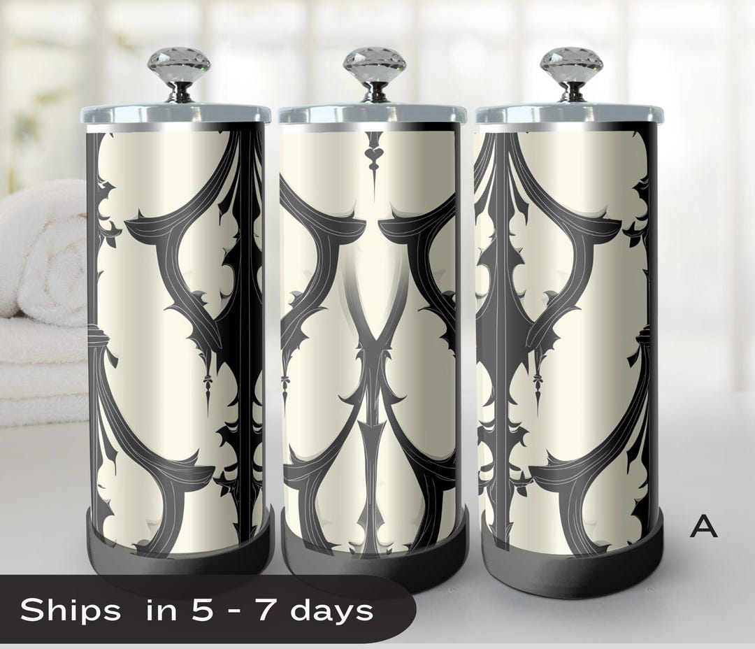 Large Decorative Salon Sanitizing Jars, Decorative Barbicide Jars, Goth ...
