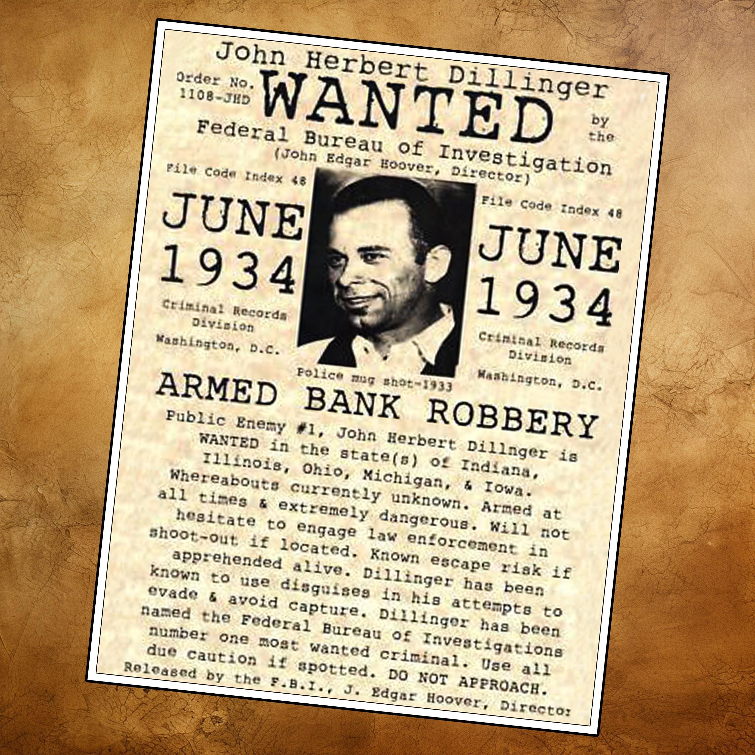 Vintage Wanted Posters Ephemera Bundle 12+ Printable Full Page ...