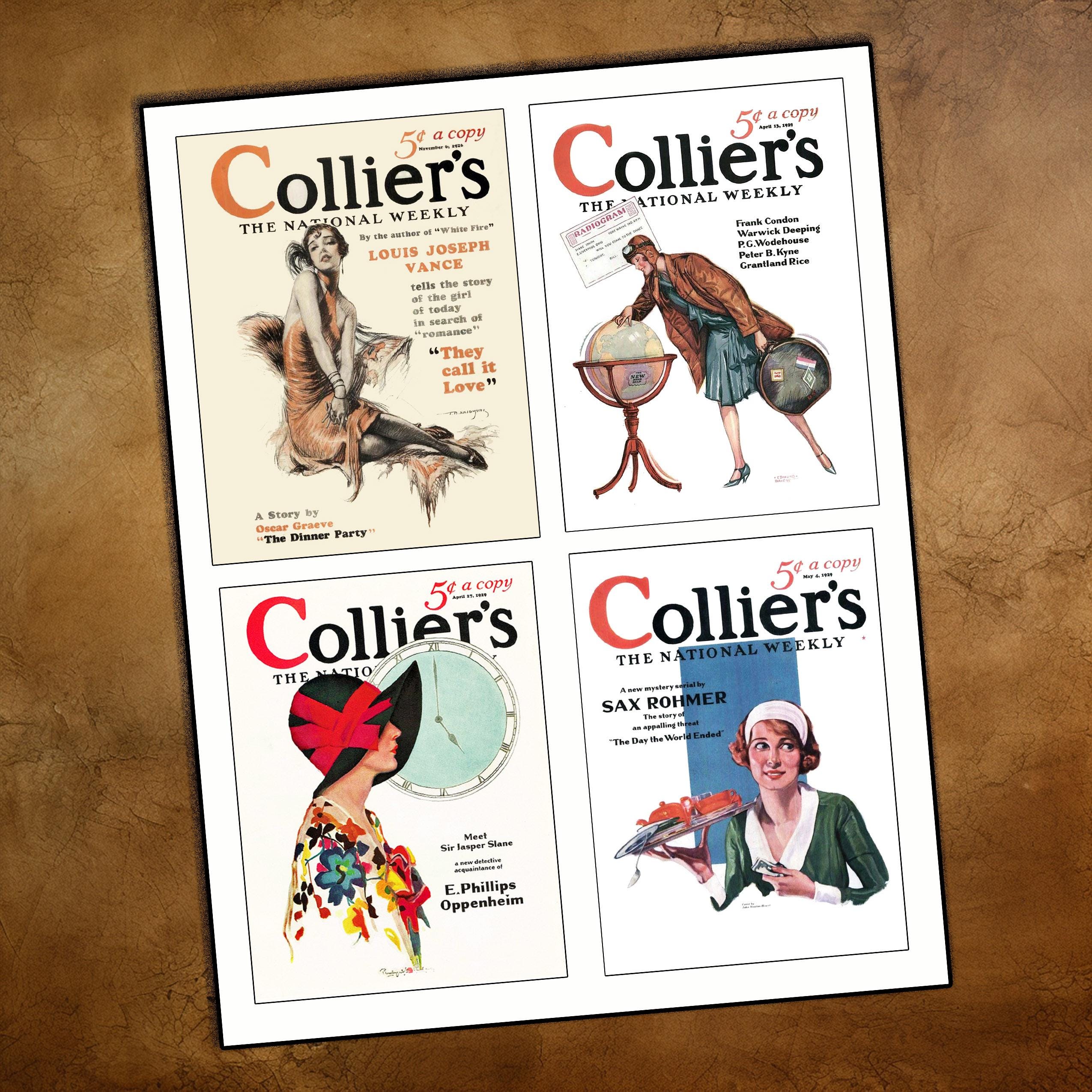 Vintage Fashion Magazine Covers #3 Ephemera Bundle 50+ Printable Card ...