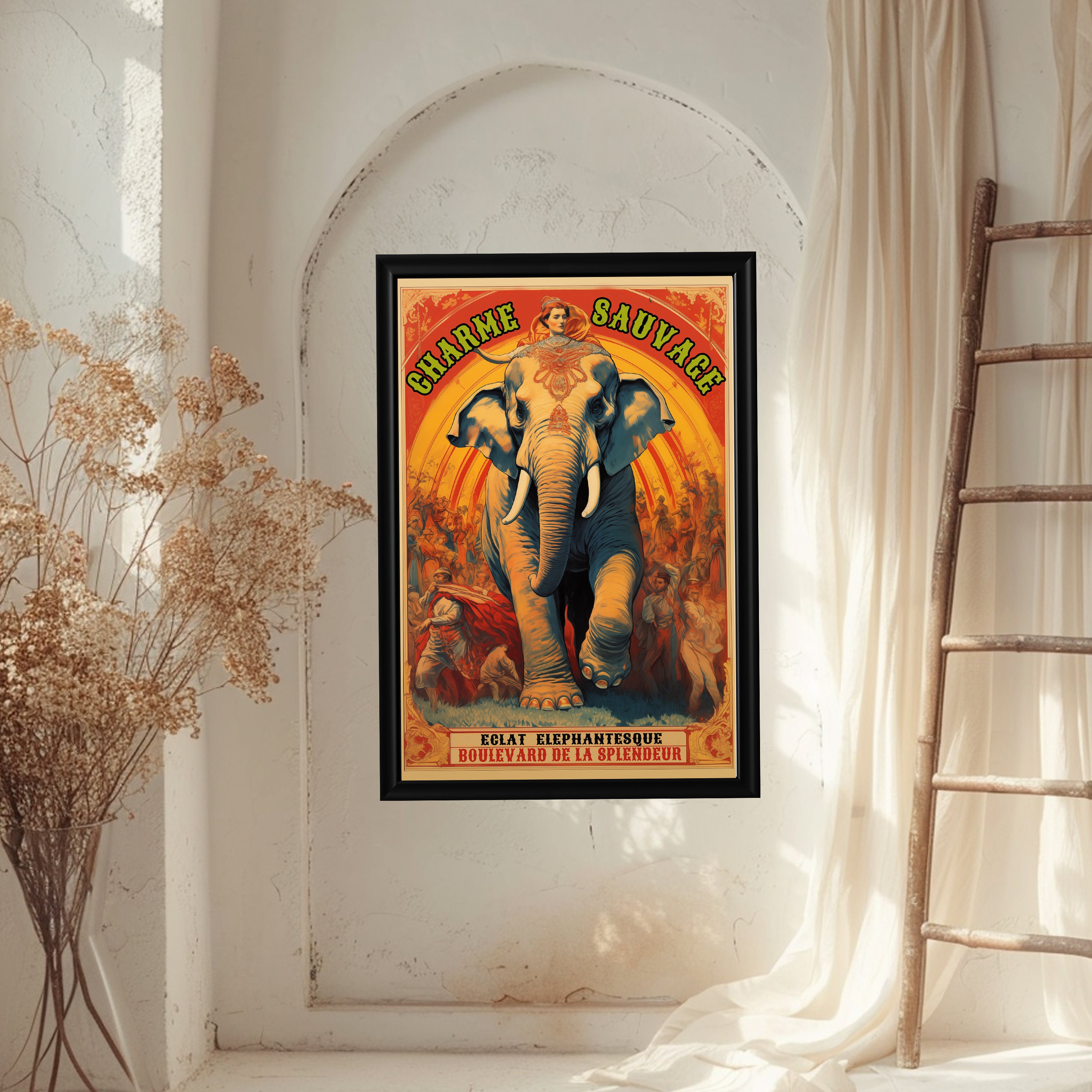 Vintage Original Circus Poster Digital Hi-res 300 Dpi Print ...