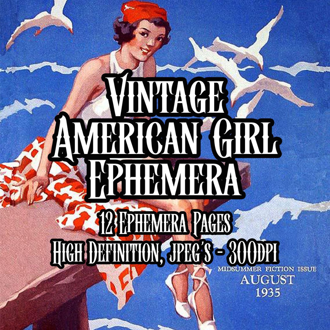 Vintage American Girl Scouts Magazine Covers Ephemera Bundle 50 ...