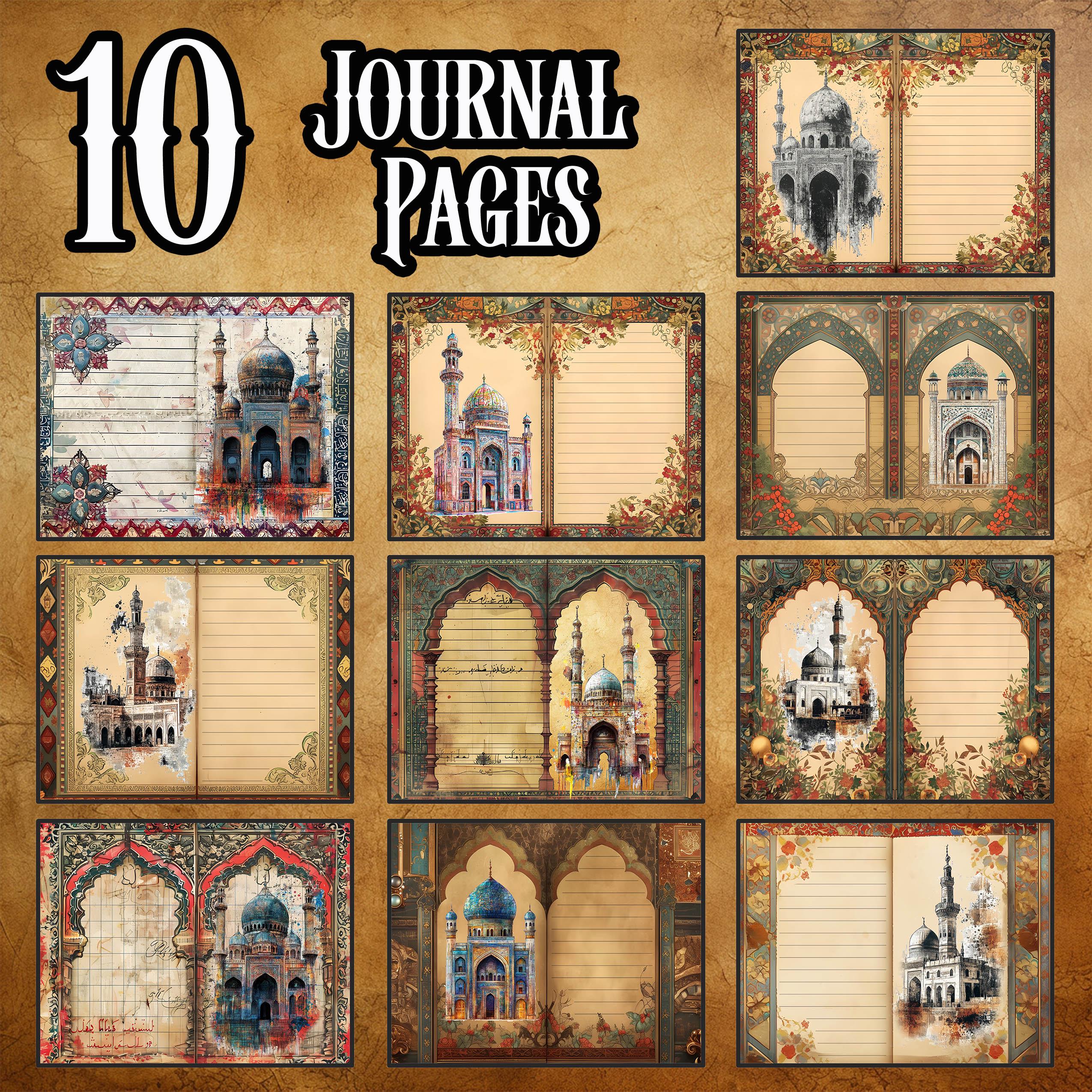 Arabian Travels Junk Journal Printable Pages Scrapbooking Supplies ...
