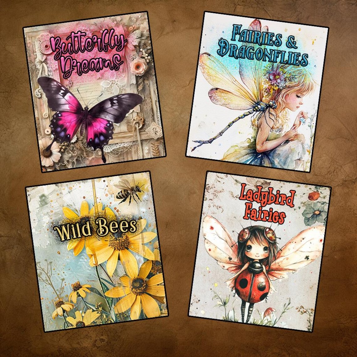 Fairy and Insect Mini-book Bundle 4 Complete Mini-books Fairies ...